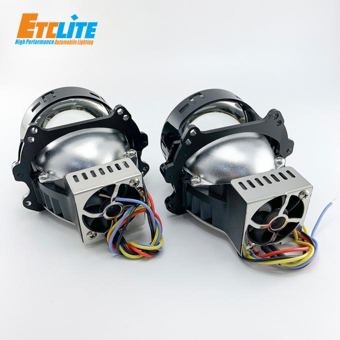 H4 H7 Bi Led Projector Retrofit Super Bright Dual Beam 6 Inch Depth