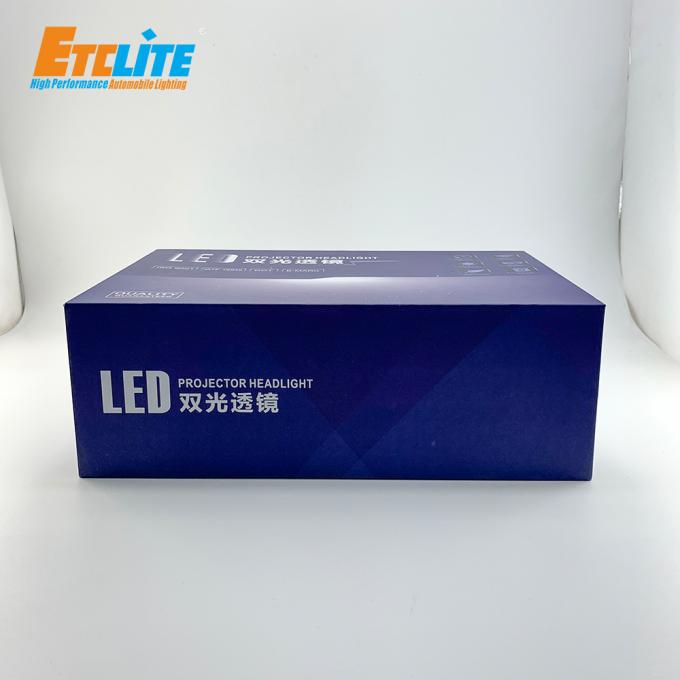 H4 H7 Bi Led Projector Retrofit Super Bright Dual Beam 6 Inch Depth