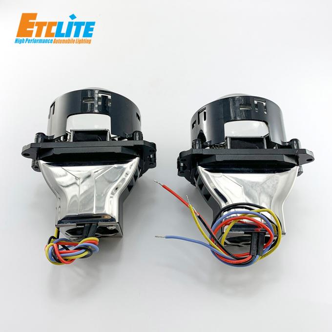 H4 H7 Bi Led Projector Retrofit Super Bright Dual Beam 6 Inch Depth
