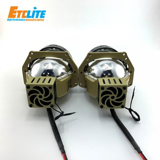Bi LED Projector Lens , Aluminum 55W 3 Inch Projector Headlights