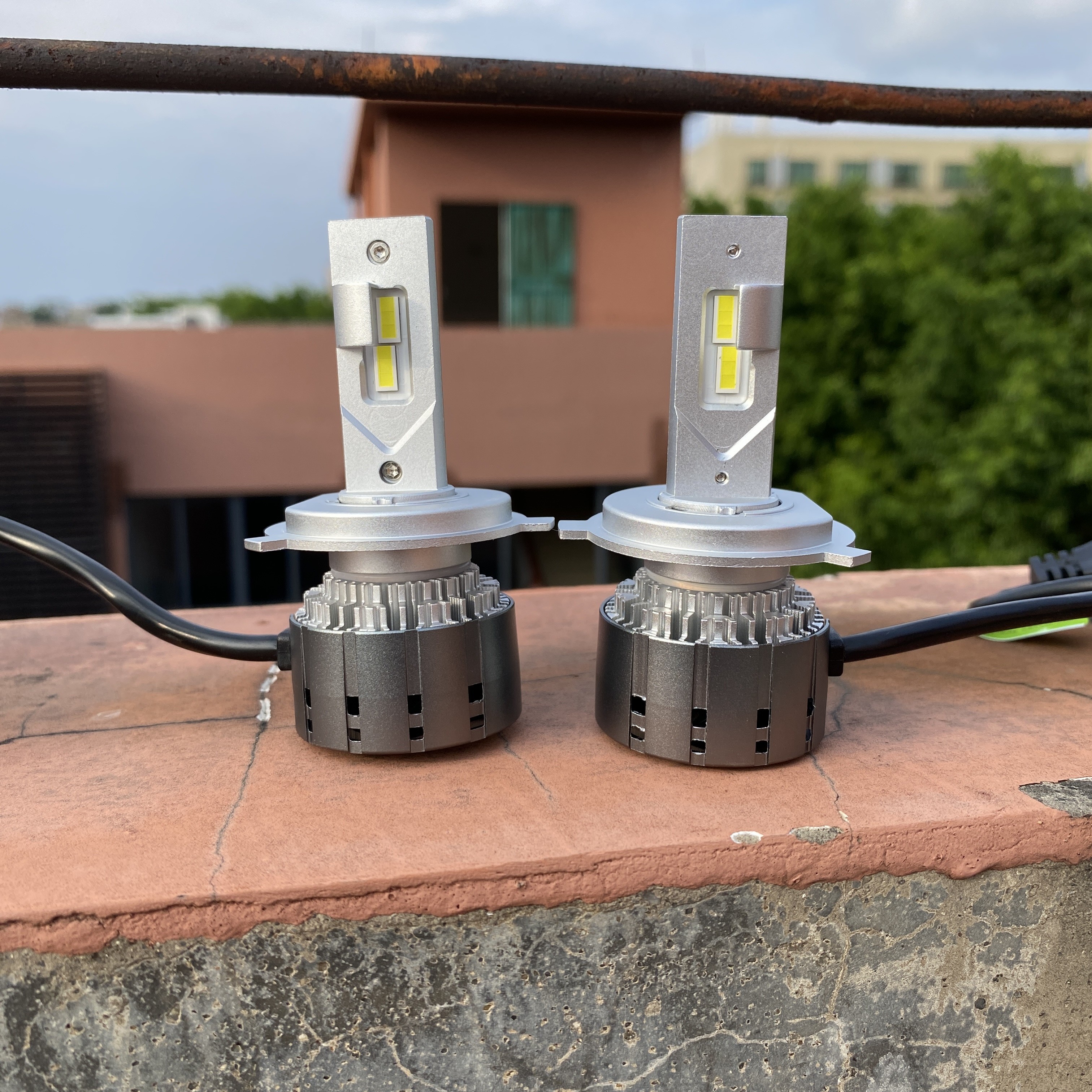 Mini Head Light H1 Led Headlight Bulbs H4 H11 Fan 16000Lm 100w HB3 Auto ...