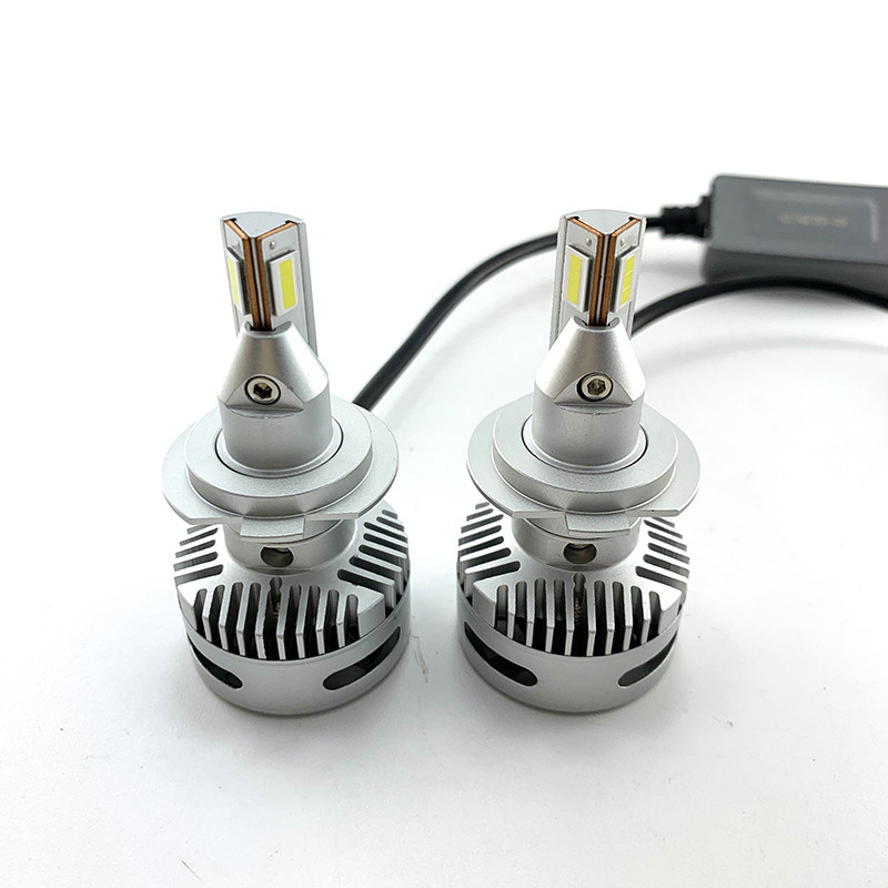 Auto Car 2 Sides Led Car Headlight H4 H7 H11 Headlight 70W 7000Lm Car Light For Projector Lens